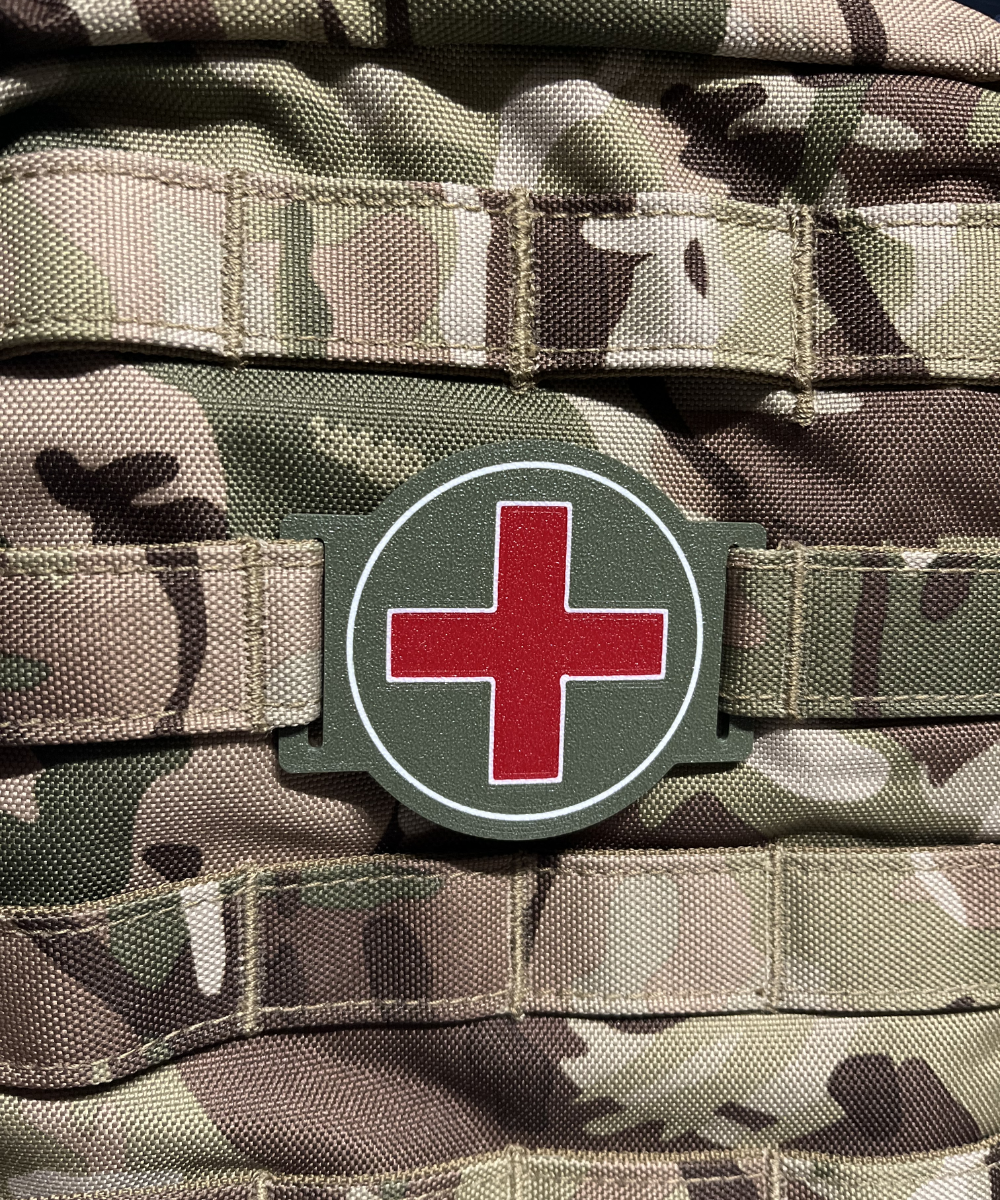 Tactical Molle Tag/Patch - Medical Cross Symbol – Duell Tactical Airsoft