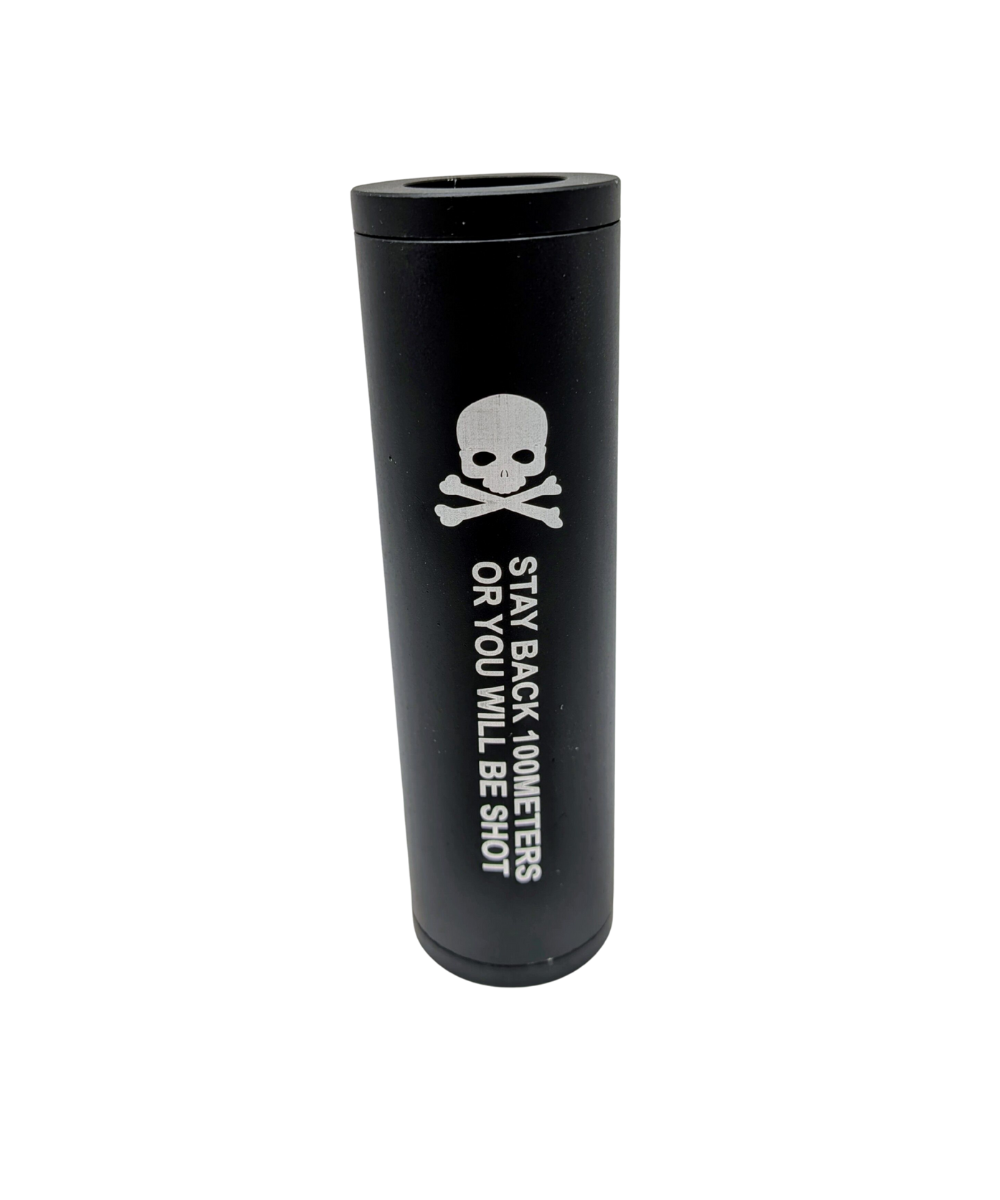 Rebel Precision Silencer with Skull Icon – 110mm – Duell Tactical Airsoft