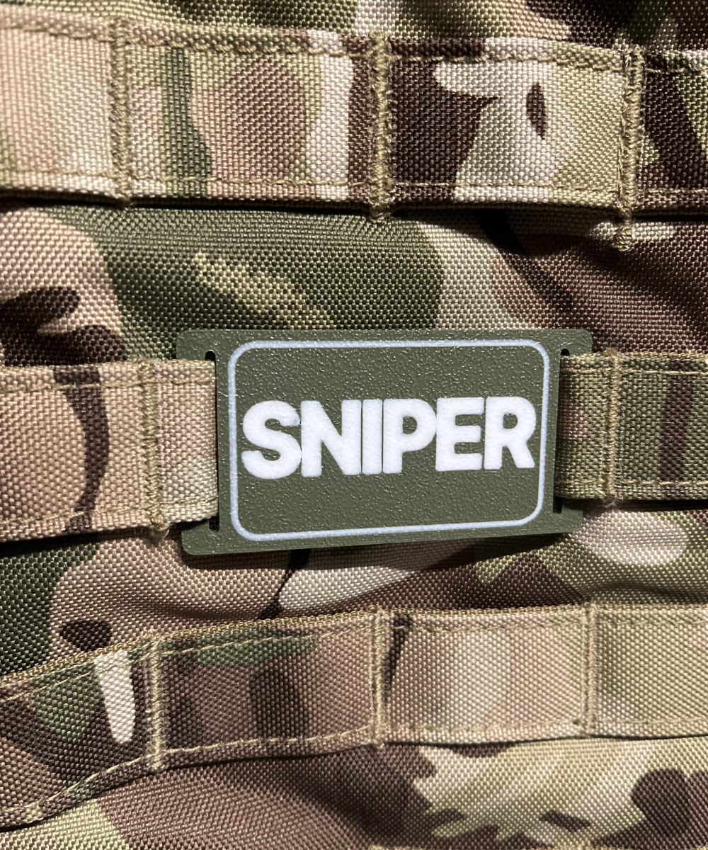 Tactical Molle Tag/Patch - Sniper – Duell Tactical Airsoft