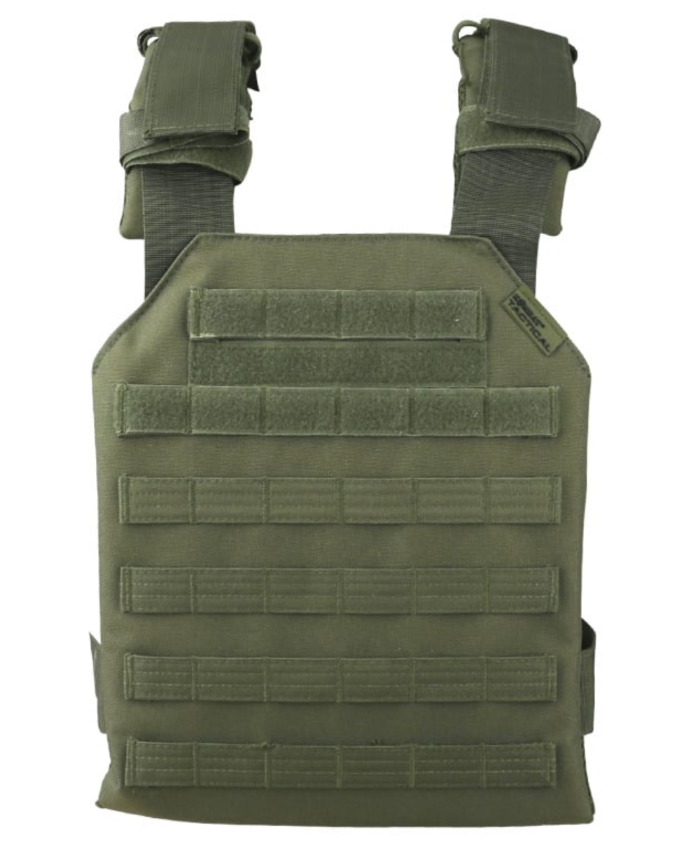 Kombat Tactical Spartan Plate Carrier – Olive – Duell Tactical Airsoft